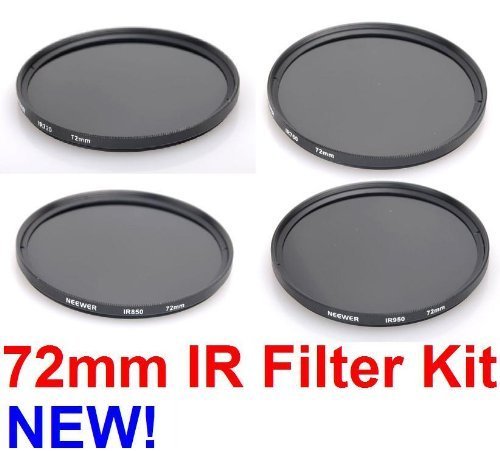 Buy Neewer 72MM Infrared IR Filter Kit - IR720 + IR760 + IR850 + IR950 ...
