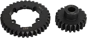 Amazon.com: RC Car Gear Set, Motor Spur Gear Set Reliable Power ...