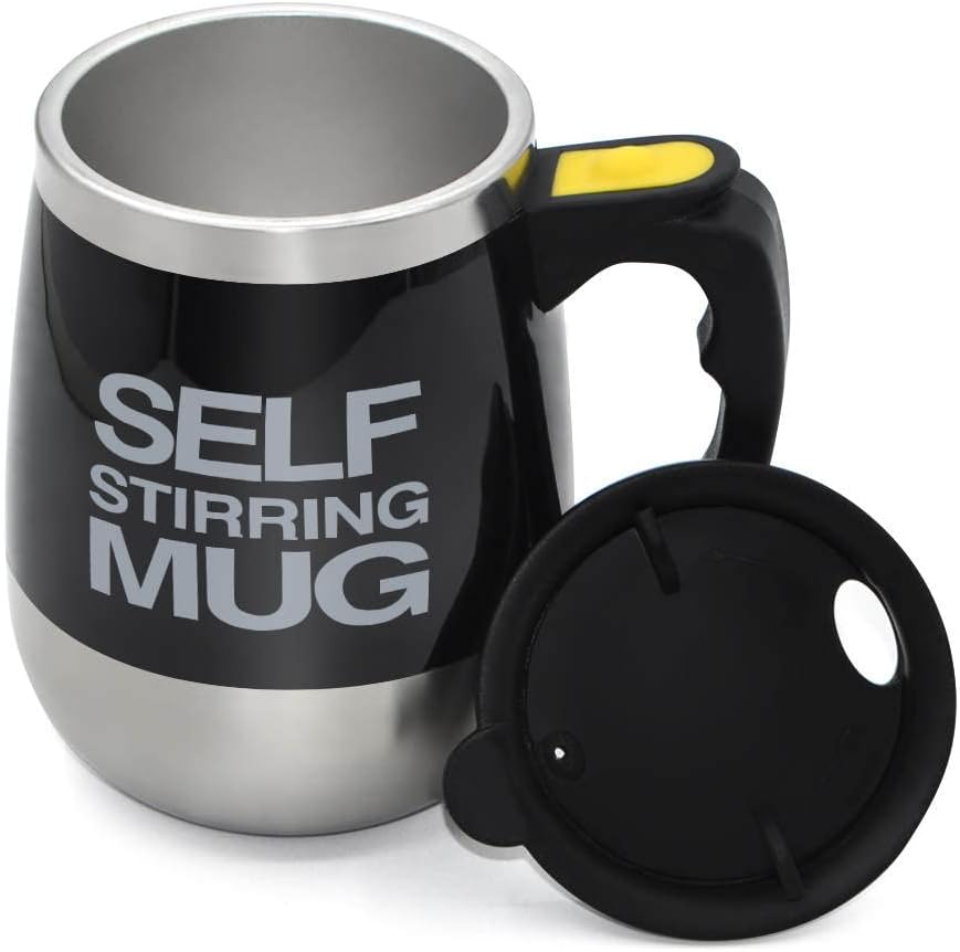Amazon.com: Self Stirring Mug Auto Self Mixing Stainless Steel Cup for ...