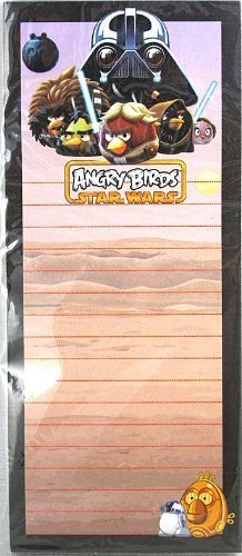 Angry Birds Star Wars Magnetic List Pad 60 Sheets Darth Vader, Obiwan ...