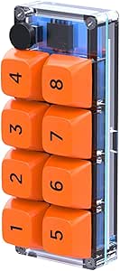Ronyme Programming Macro Pad Keypad, USB Mini 8 Key Keypad, 4 Lighting ...