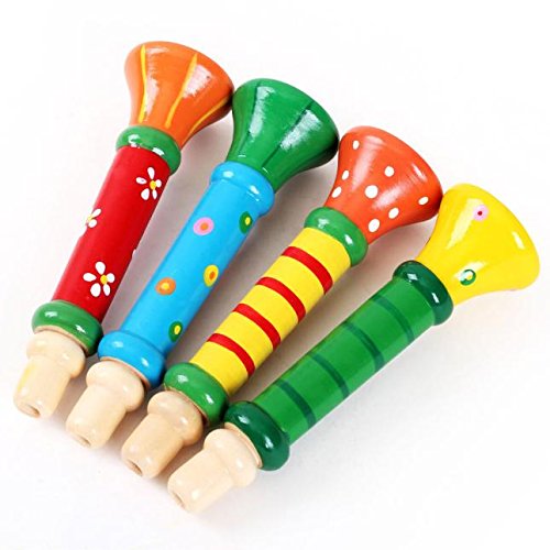 Buy 5 Pcs Baby Wood Musical Instrument Toys Small Speaker Wooden ...