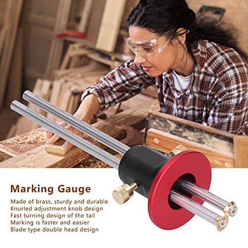 Marking Gauge Blade Type DoubleHead CrossedOut Ruler for Carpenter Wood ...