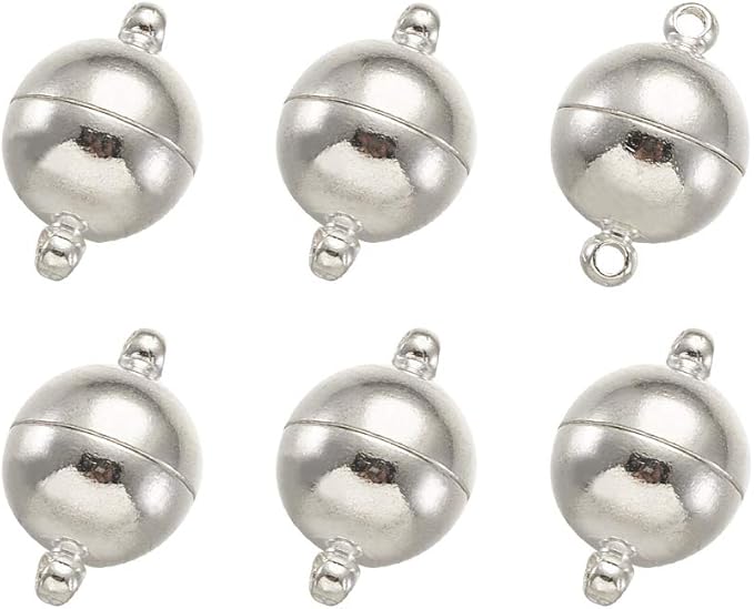 Craftdady 5 Sets Round Ball Jewelry Magnetic Clasps Strong Magnet ...