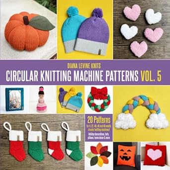 Amazon.com: Circular Knitting Machine Patterns Vol. 5: 20 Patterns for ...