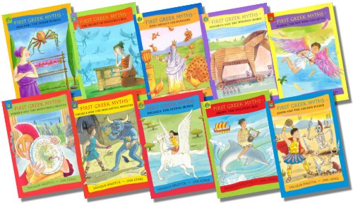 First Greek Myths Collection - 10 Books RRP £49.9 (Arachne, The Spider ...