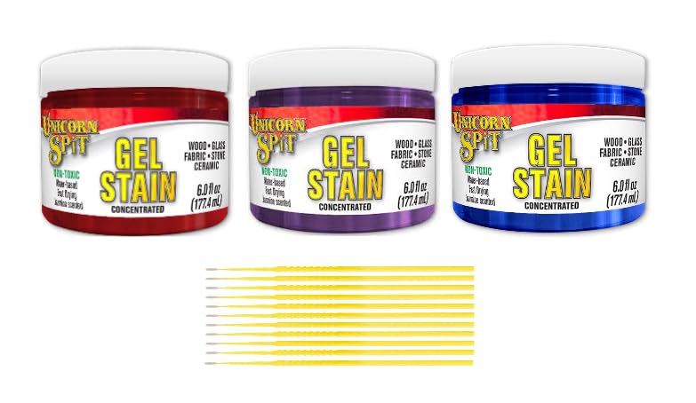 Amazon.com: Unicorn SPiT Gel Stain Bundle: 6 oz. Water-Based Gel Stain ...