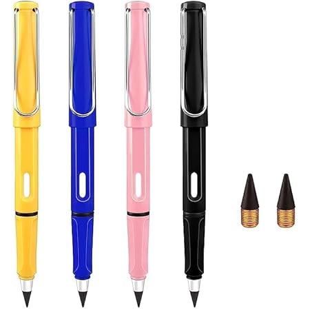KARDIFF 4Pcs Everlasting Reusable Pencil Inkless Pencils Eternal ...