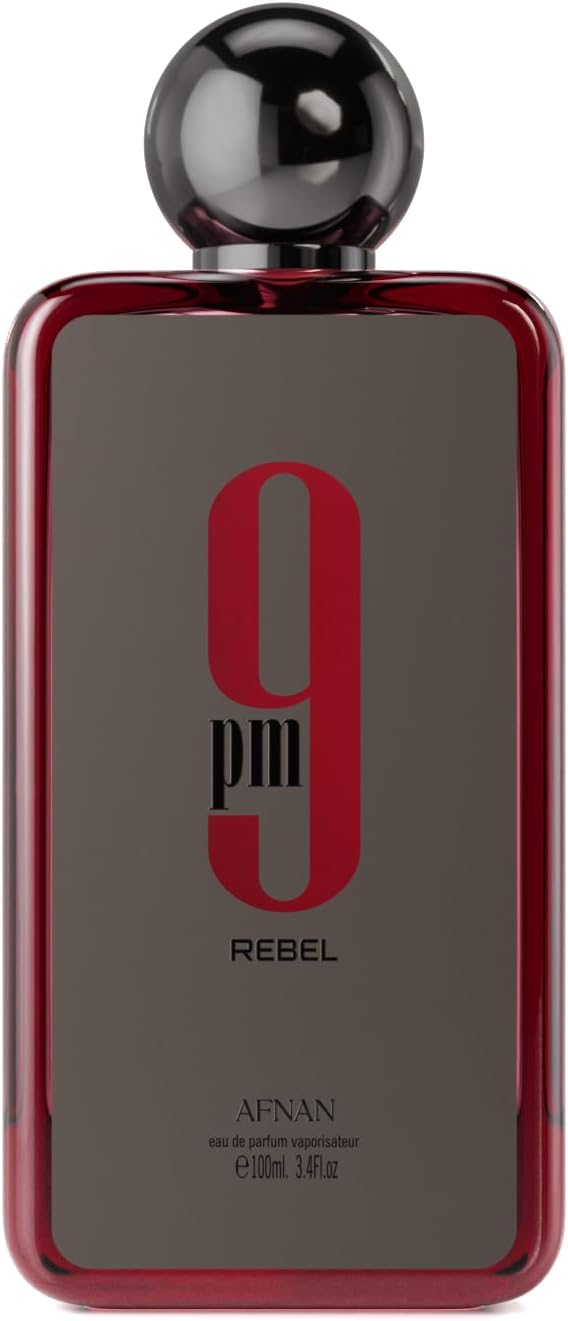Afnan Agua de Perfume EDP 9PM Rebel (Red) para Adultos unisex, 100ml ...