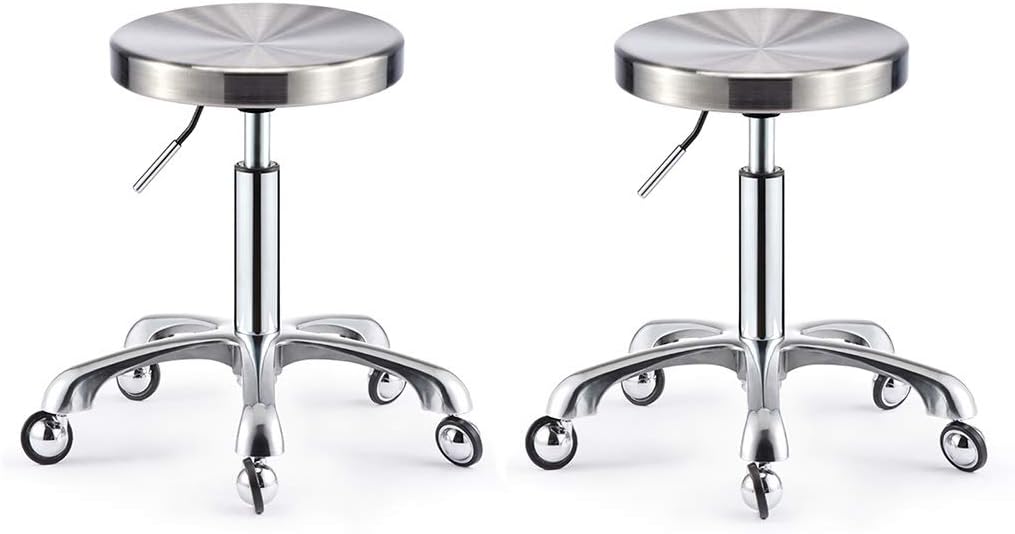 Amazon.com: NUBAO Work Stool, Task Chair, Beauty Stool, Stainless Steel ...