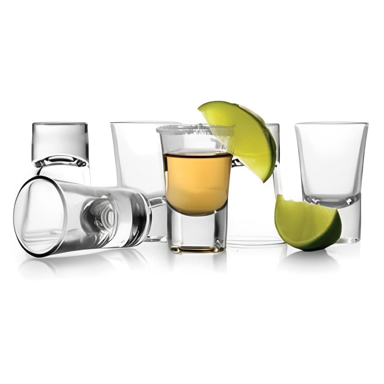 Buy Shot Glasses Set of 6, 30 ml, Shooter Glasses, Heavy Small Size ...