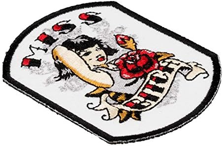 Amazon.com: Miss Bitch Pin Up Girl Patch, Ladies Patches : Arts, Crafts ...