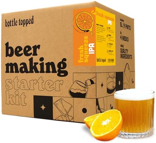 Fresh Squeeze IPA Home Brew Starter Kit – Beer Making Kit to Brew 5L of ...