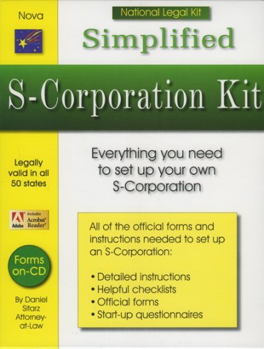 Amazon.com: Simplified S-Corporation Kit: 9781892949318: Sitarz, Daniel ...