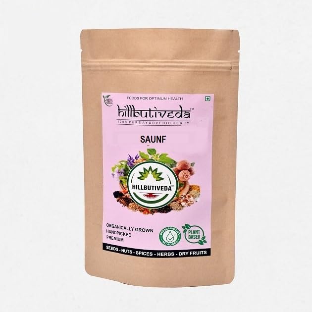 Hillbutiveda Whole Small size saunf |Fresh Green| Fennel Seeds | For ...