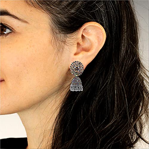 Buy Stylewell KJAE0045 Stylish Traditional Ethnic Silver Oxidised ...