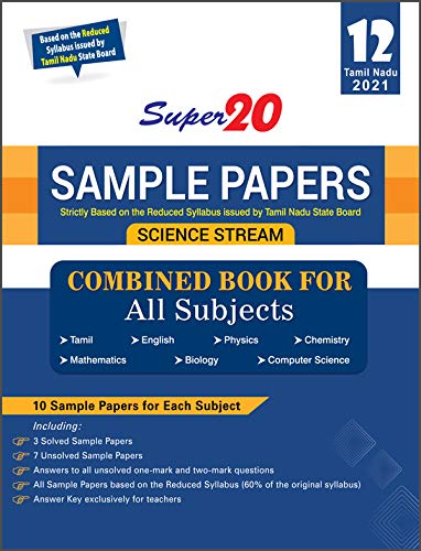 Super 20 Sample Papers Science Stream (As Per Reduced Syllabus & The ...