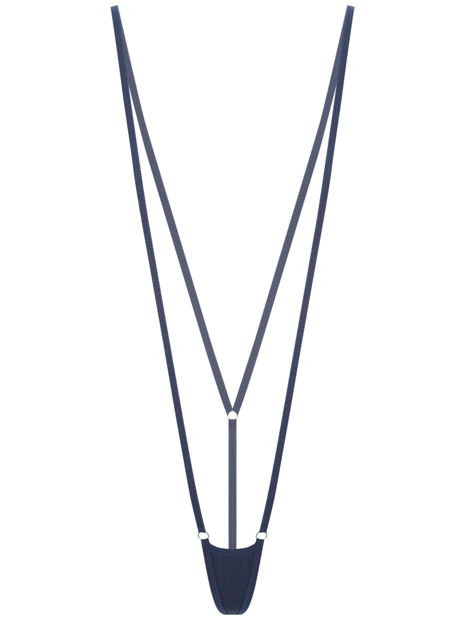 Buy Kaerm Women's Sling Bikini One Piece Swimsuit Extreme Micro One ...