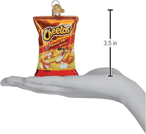 Old World Christmas Flamin' Hot Cheetos - Adorno de cristal soplado ...