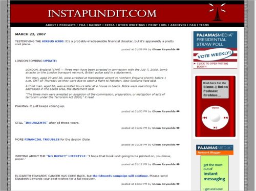 Amazon.com: Instapundit : Instapundit: Kindle Store