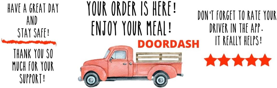 Amazon.com: 2 inch 300PCS Black 5 Star Delivery Labels Stickers ...