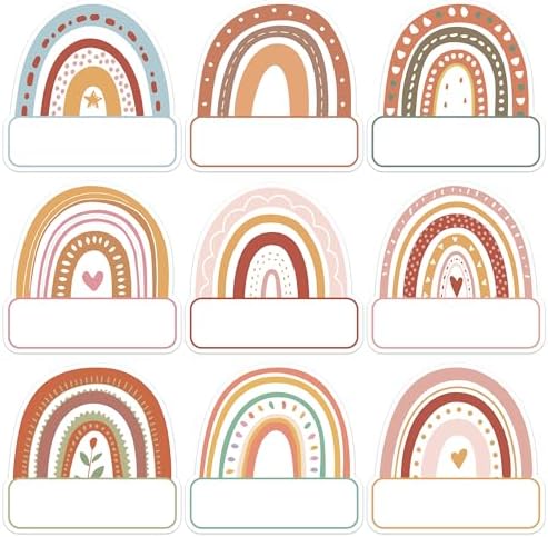 Amazon.com: Lucleag 45 PCS Rainbow Cutouts for Classroom Bulletin Board ...
