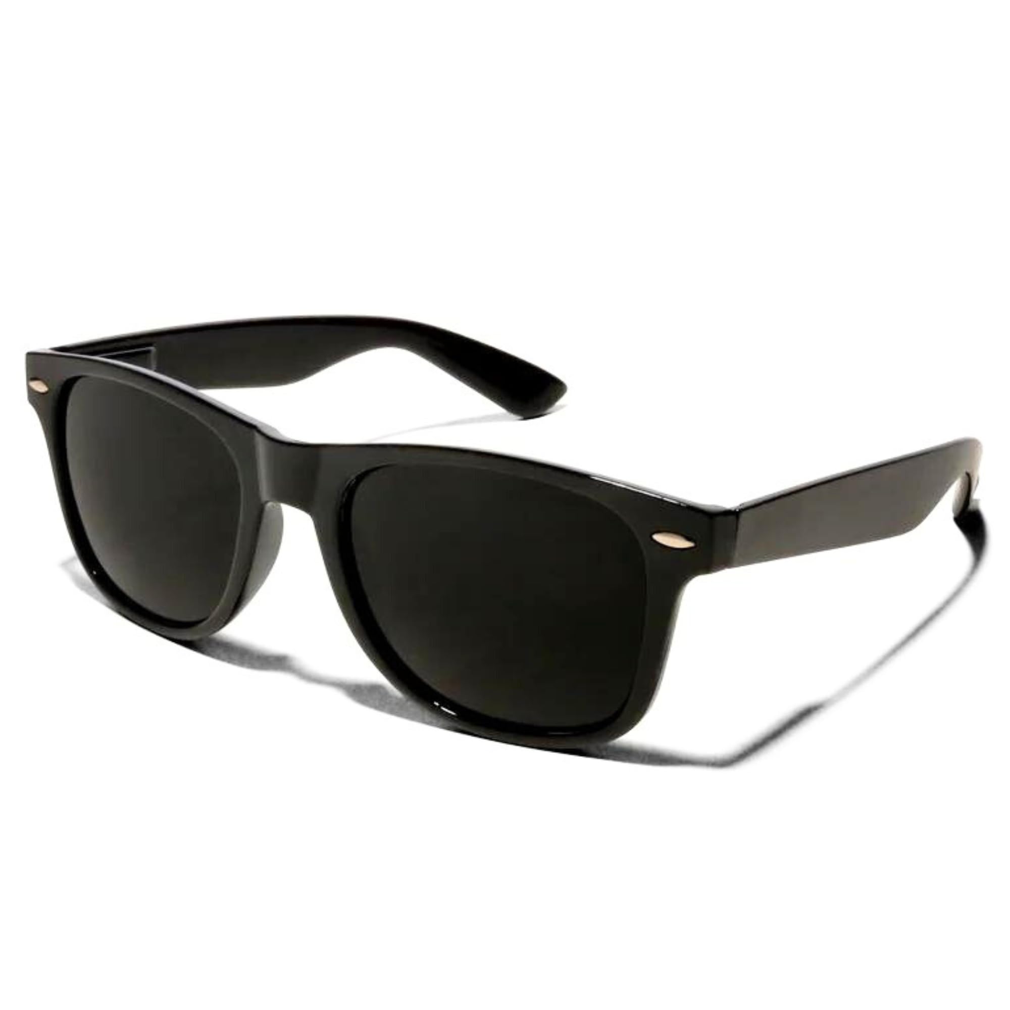 Amazon.com: ShadyVEU Super Dark Black Sunglasses for Light Sensitive ...