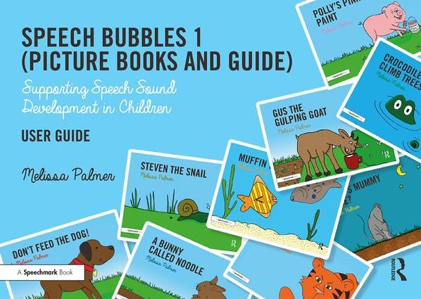 Speech Bubbles 1 (Picture Books and Guide): Supporting Speech Sound ...