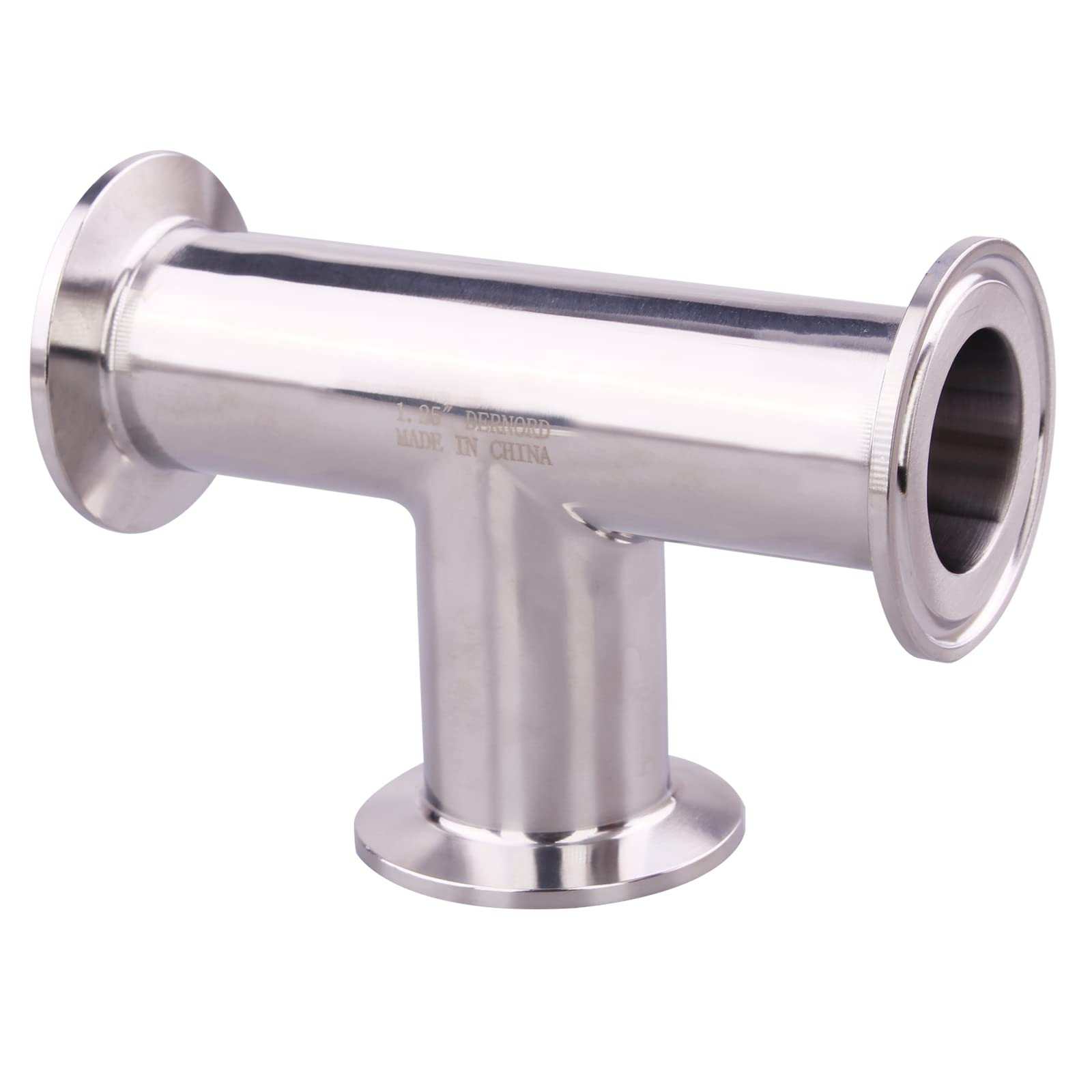 Snapklik.com : DERNORD Clamp Tee 3 Way Stainless Steel 304 Sanitary ...