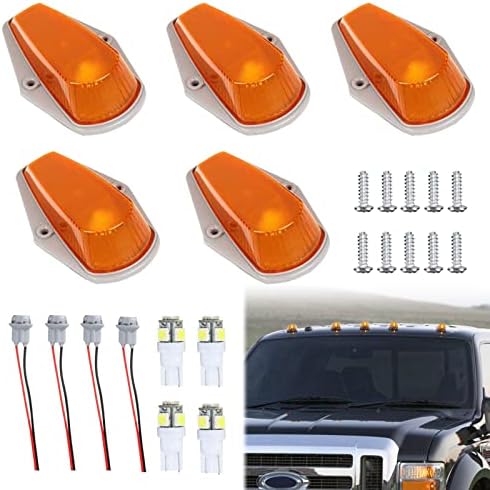 Amazon.com: 5PCS Cab Lights,Truck Cab Marker Roof Lights,LED Top ...