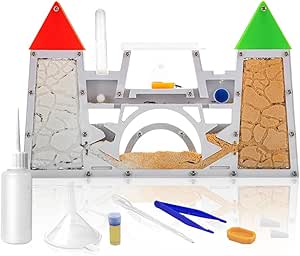 Amazon.com: ELNMLHT Ant Farm Kit for Kids, Sand Ant Colony Terrarium ...