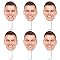 Amazon.com: Big Dot of Happiness Fun Face Cutout Paddles - Custom Face ...