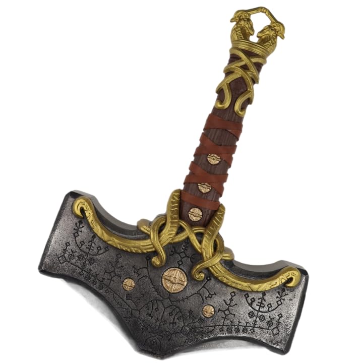 Mjolnir Hammer Metal Replica – Thor Hammer 8.81 lbs – Mjölnir from GOW ...