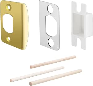 MOSECYOU Standard Strike Plates with Repair Kits, Door Latch Restorer ...