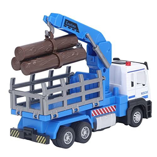 VGEBY Logging Truck Toy, 1:32 Log Vehicle Log Truck Model with Light ...