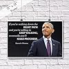Amazon.com: Barack Obama Quote Classroom Poster Black History Month ...