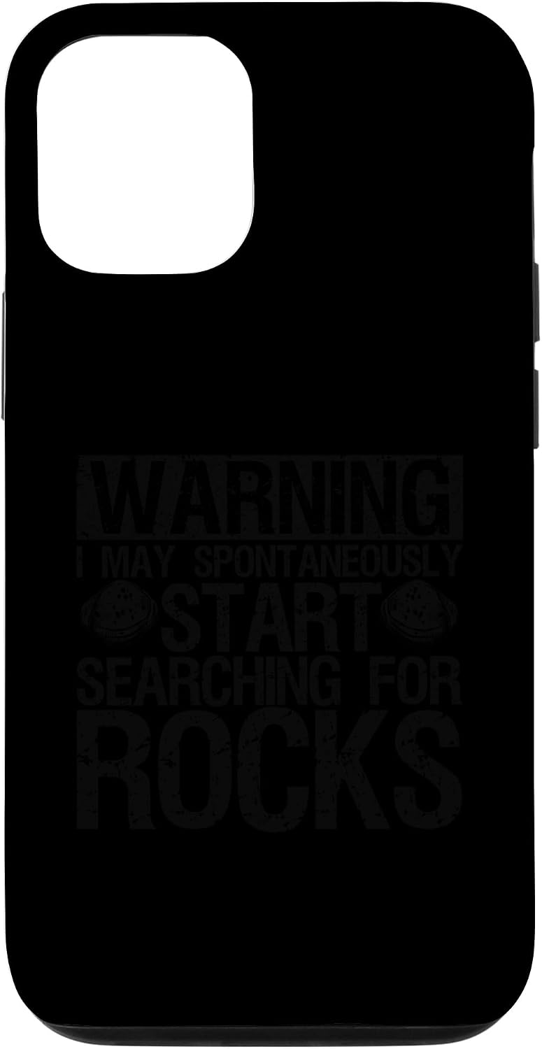 Amazon.com: iPhone 12/12 Pro Funny Rock Hunting Geologist Rockhounding ...