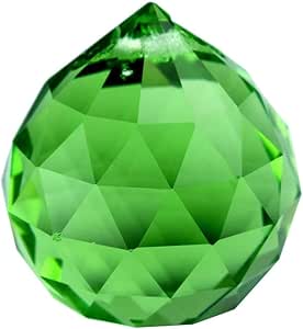 Amazon.com : Crystal Ball Prisms Pendant Feng Shui Suncatcher ...