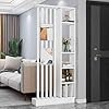 Amazon.com: Modern Room Divider with Shelves,Wall Room Divider Screen ...