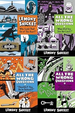 All The Wrong Questions Collection 4 Books Set By Lemony Snicket (Who ...