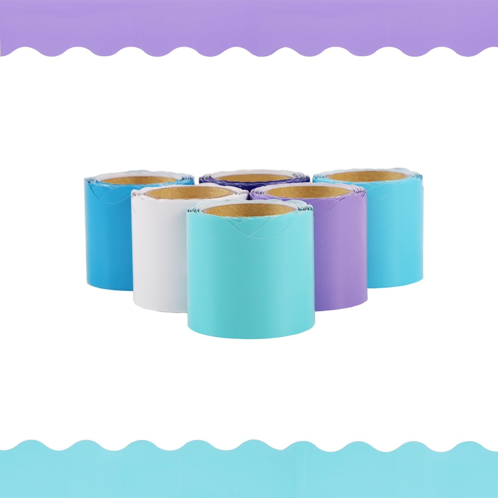 Decorative Bulletin Board Borders 16 Pack Scalloped Bulletin Board ...
