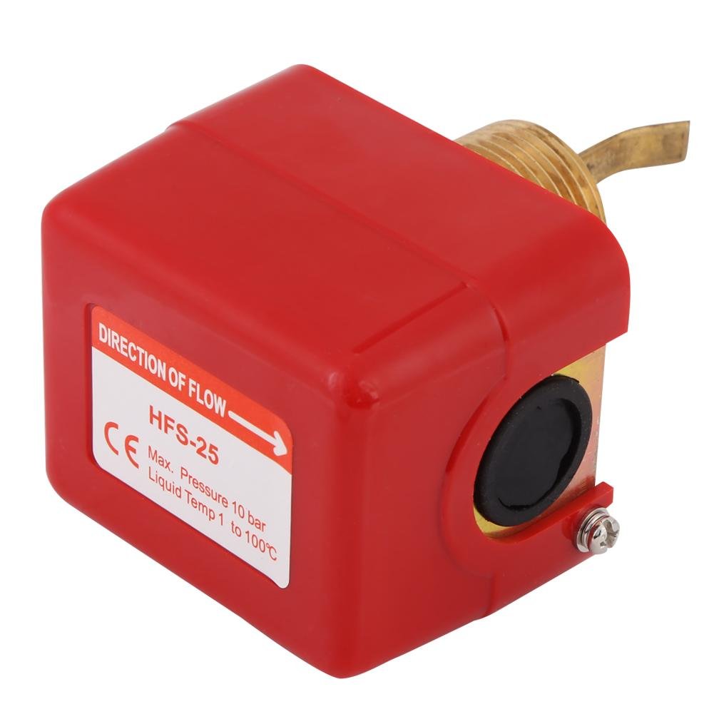 Buy Flow Switch, 1pc AC250V 10Bar Brass Water Flow Switch Paddle ...