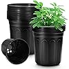 Amazon.com: RAOOKIF 24 Pack 2 Gallon Nursery Pots, Flexible 2 Gallon ...