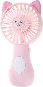 Amazon.com: JAGTRADE Mini Handheld Fan Cute Cartoon Animal Fans Soft ...
