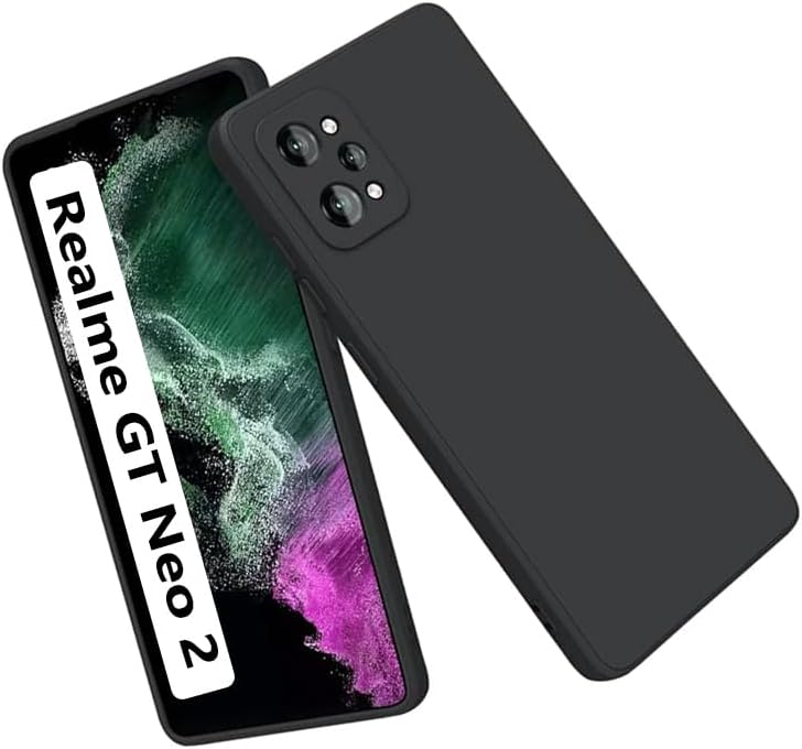 COBERTA Back Cover for Realme GT Neo 2 Back Cover Case - Black Silicon ...