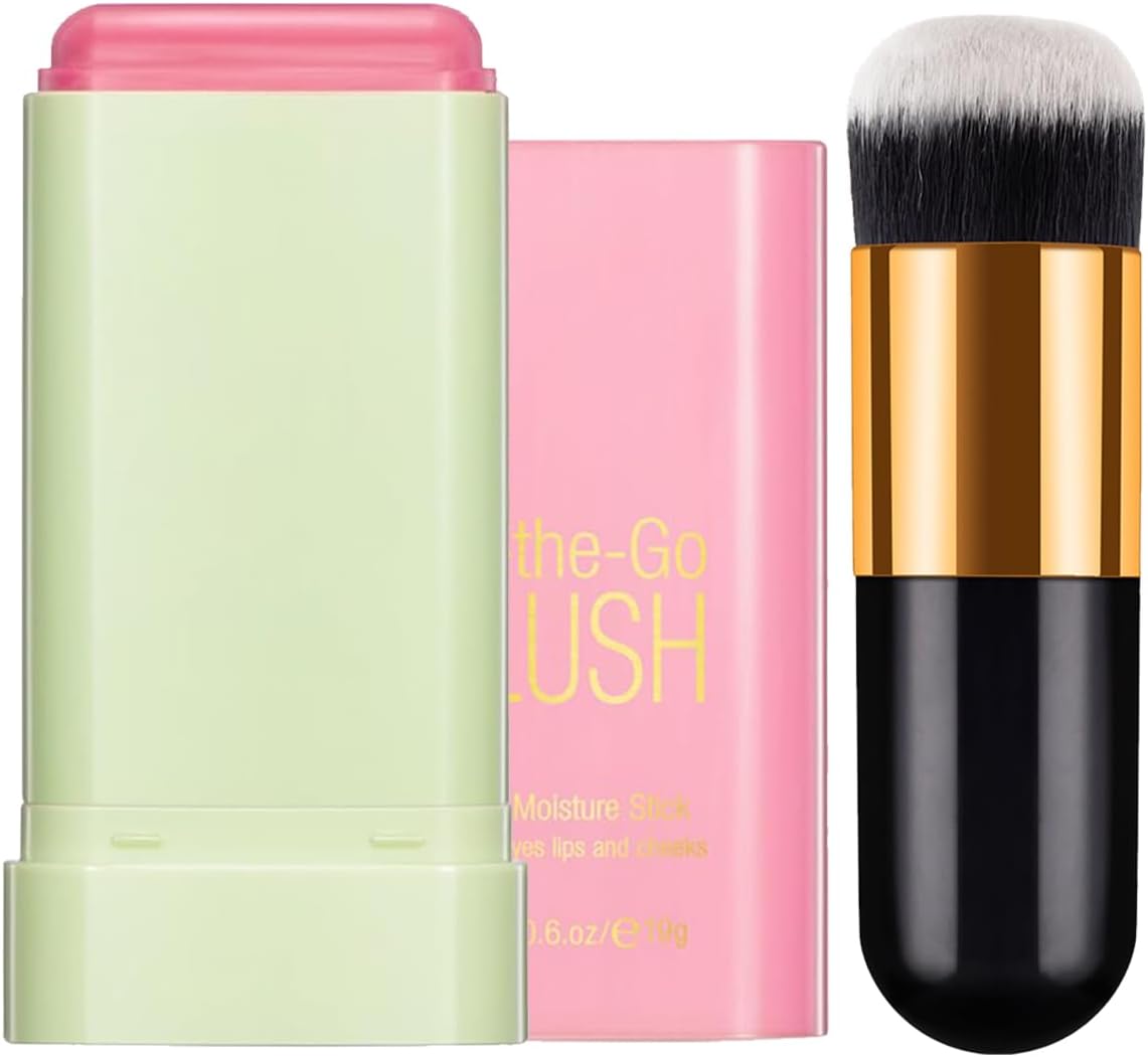 Amazon.com : Multi-Use Makeup Blush Stick,Beauty Solid Moisturizer ...