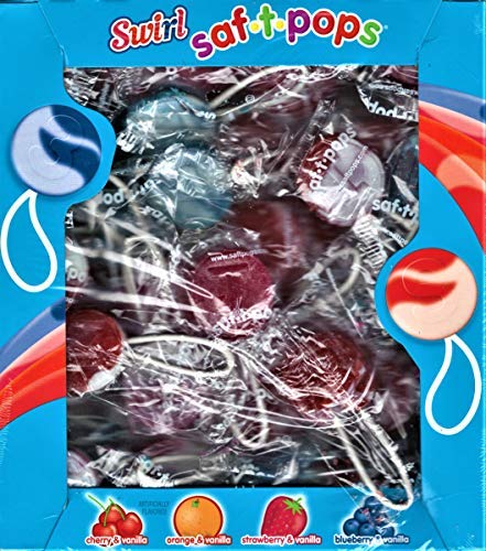 Amazon.com : safety pops lollipops Spangler Swirl Saf-T-Pops, Assorted ...