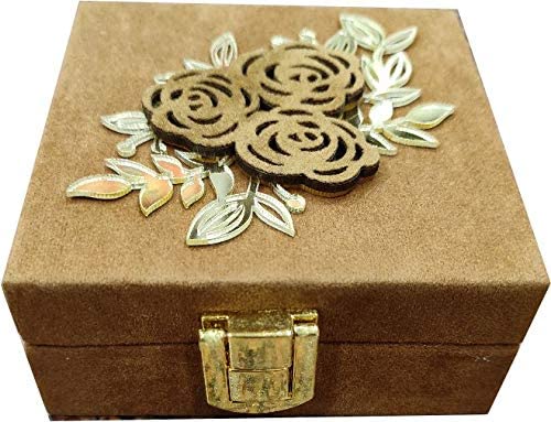 Gold Coin Velvet Box for 1 Coin (2) : Amazon.in: Jewellery