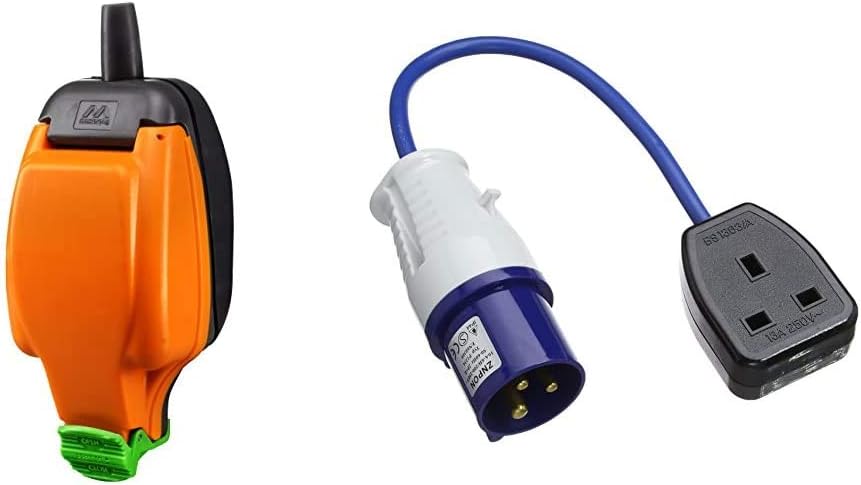 Masterplug Rewireable Weatherproof Outdoor Inline Socket, 13 Amp, 17 x ...