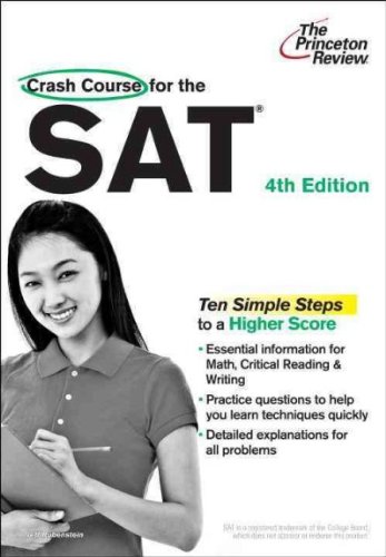 Crash Course for the SAT: The Last-minute Guide to Scoring High (Crash ...